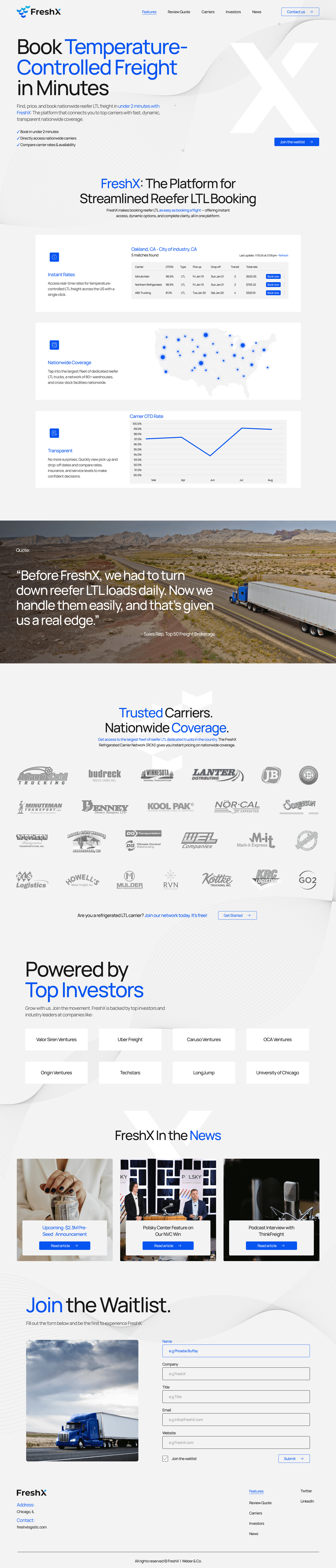 FreshX Logistics - Weber & Co.